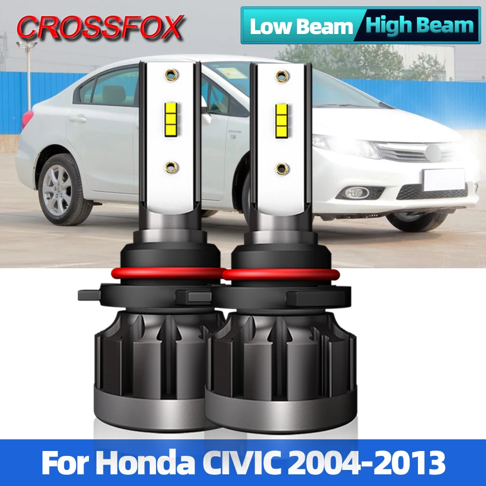 LED Headlights 12000LM 90W 6000K 9005 9006 HB3 HB4 Car Headlamps Bulbs ...