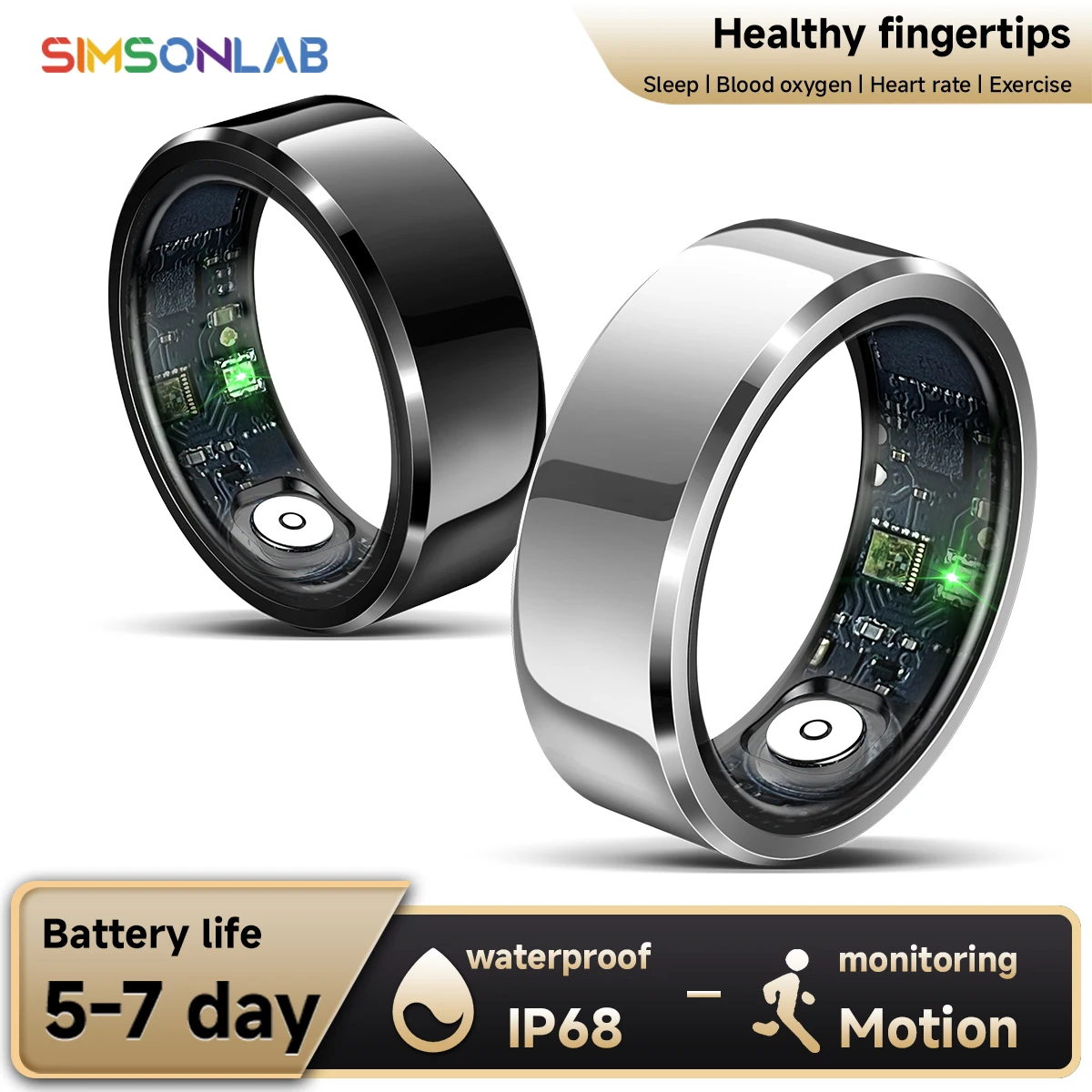 Smart-Ring-2024-Men-Women-Health-Detection-Heart-Rate-Sleep-Monitor ...