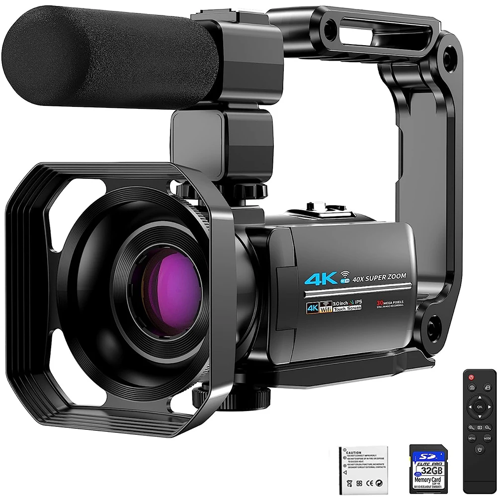 10X-Optical-Zoom-Digital-Camera-4K-Video-Camcorder-40X-Super-Zoom ...