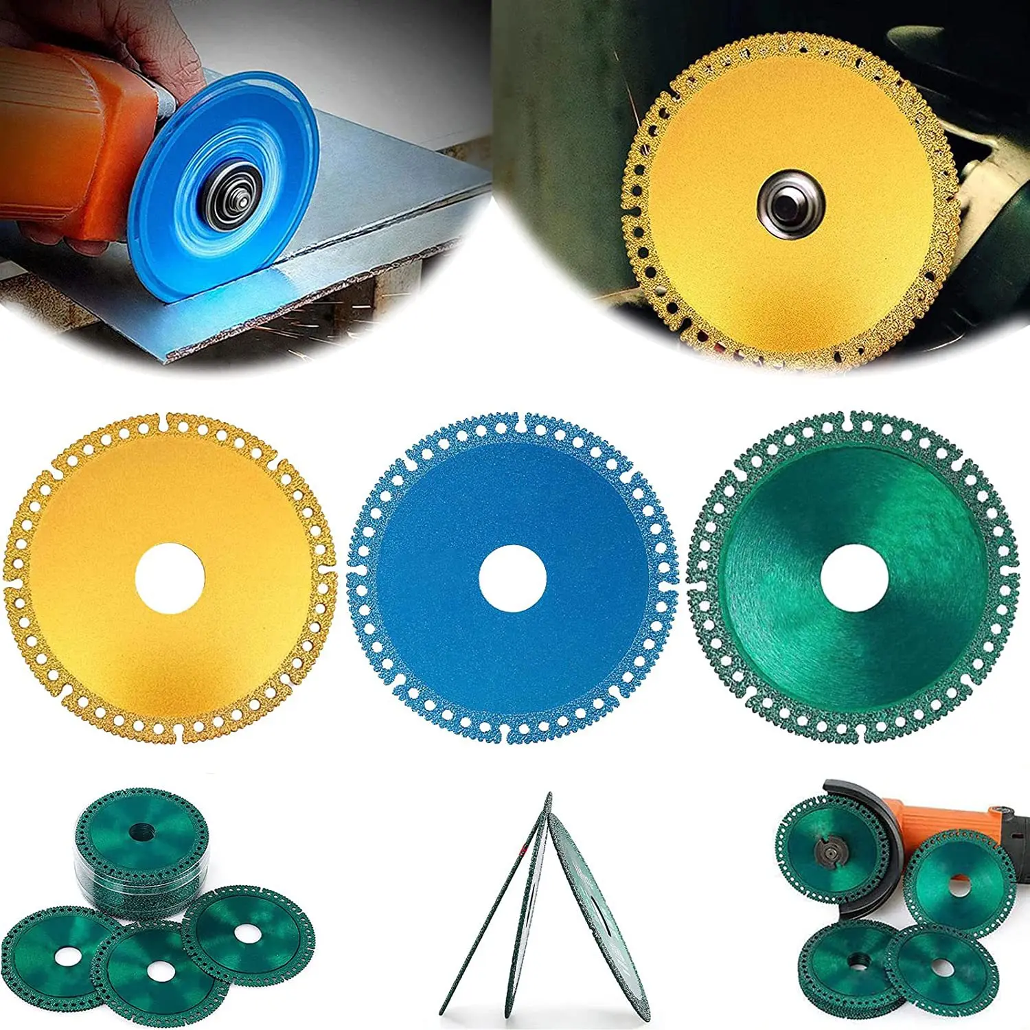 1PCS Composite Multifunctional Cutting Saw Blade 100mm Diamond Cutting ...