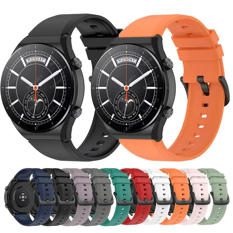 Rubber Strap For Xiaomi Watch S1 Active/Color 2 Band Bracelet For ...
