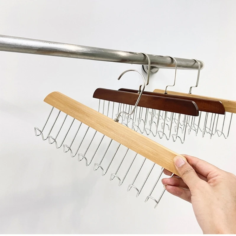 2Pcs-Clothes-Hanging-Rack-Belts-Tie-Jewellery-Accessory-Space-Saving ...