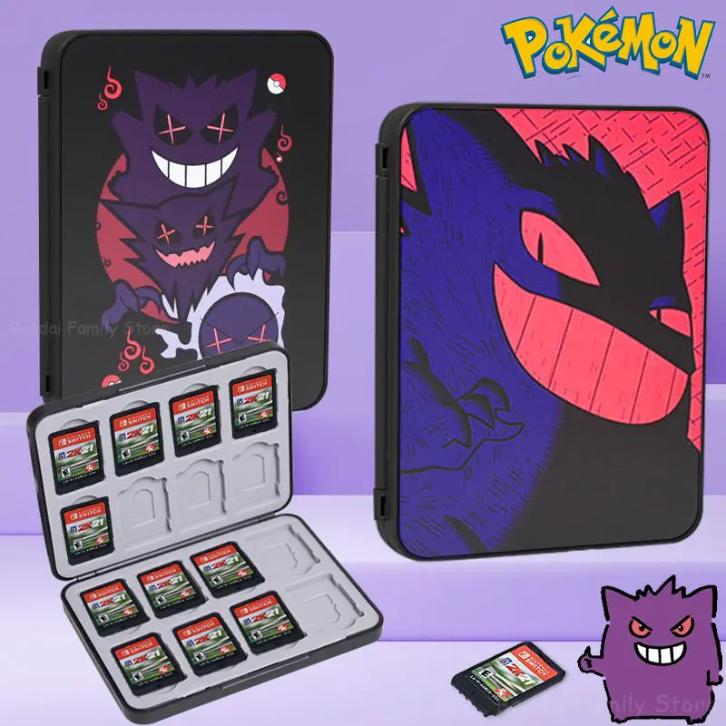 Caja-de-almacenamiento-de-tarjetas-Pokemon-Gengar-Switch-16-en-1 ...