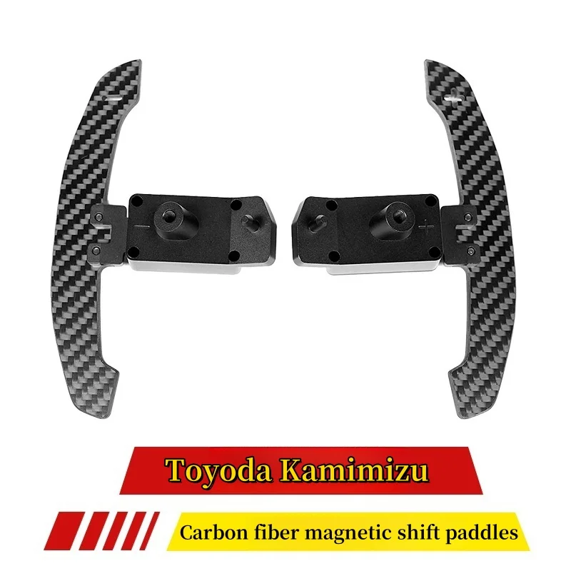 Replace Real Carbon Fiber Paddle Shifter For Toyota Camry Corolla Yaris ...