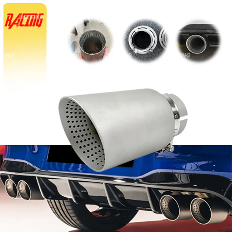 Universal-Upgrade-Matte-304-Stainless-Steel-Exhaust-Tips-Car-Muffler ...