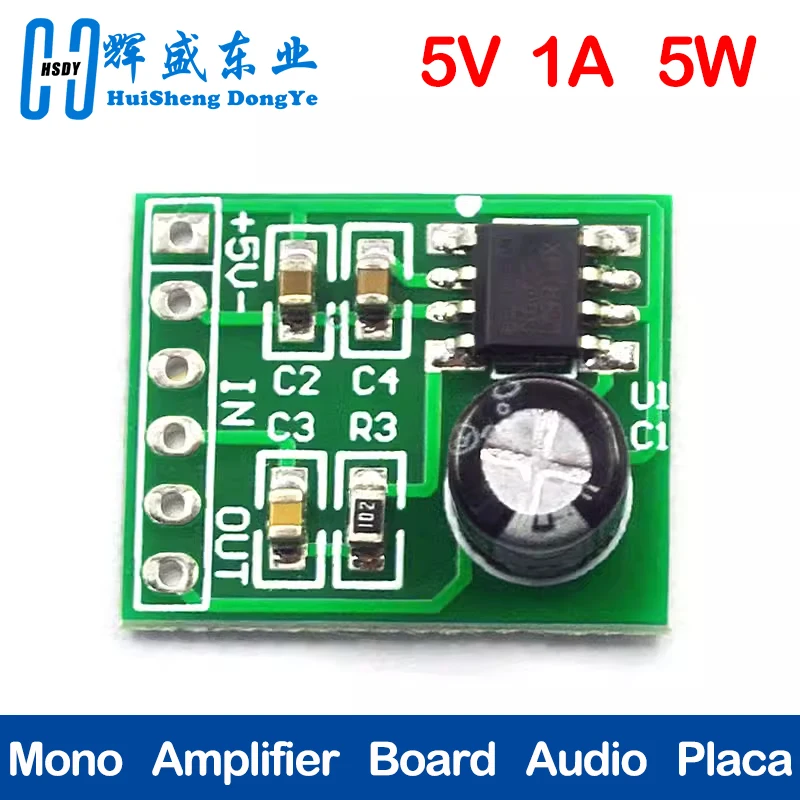 1PCS 5W MINI Audio Power Amplifier Board 3-5V XH-M125 XPT8871 Mono ...