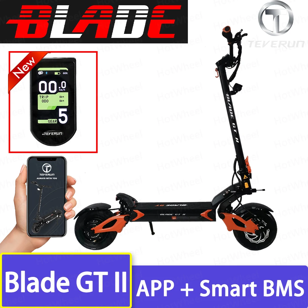 NEWEST-BLADE-GT-II-11inch-Electric-Scooter-Dual-Motor-Peak-5000W-60V ...