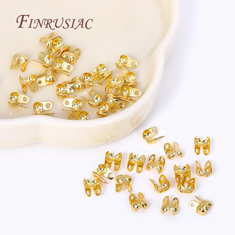 Jewelry Connector Clip Clasp Fittings Components 18K Gold Plated Ball ...