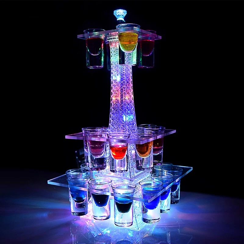Colorful-Luminous-LED-Crystal-Eiffel-Tower-Cocktail-Cup-holder-Stand ...