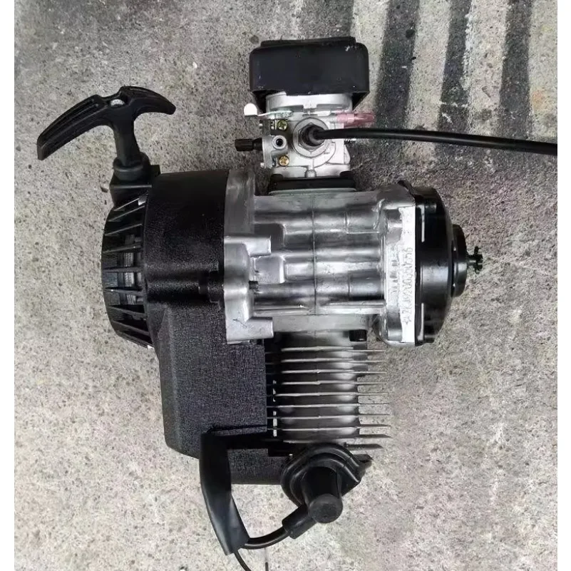 49cc-2-STROKE-ENGINE-with-electric-start-throttle-cable-comp-MOTOR-MINI ...