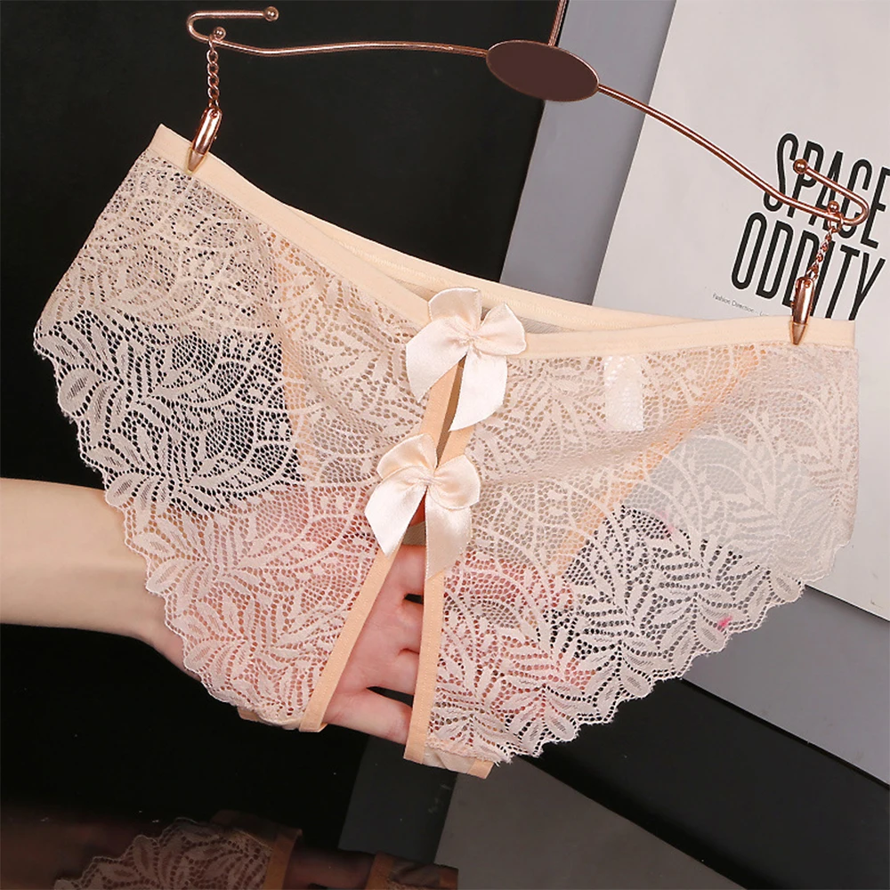 Women-Lace-Open-Crotch-Mesh-Transparent-Breathable-Panties-Alluring ...