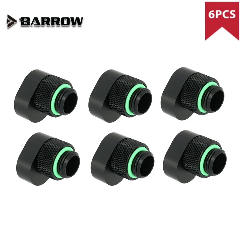 Barrow-2-4-6pcs-360-Degrees-6mm-Rotary-Offset-Fittings-G1-4-Thread-POM ...