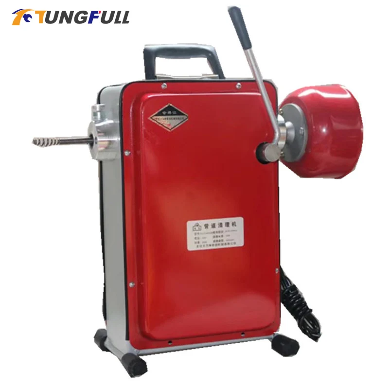 2500W-Electric-Pipe-Dredging-Machine-Automatic-Sewer-Dredger-Toilet ...