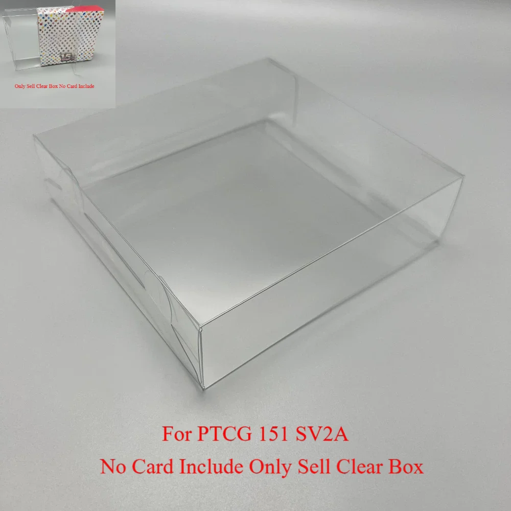 Dustproof Clear Storage Box For 151 Sv2a Japanese Edition Card Display ...