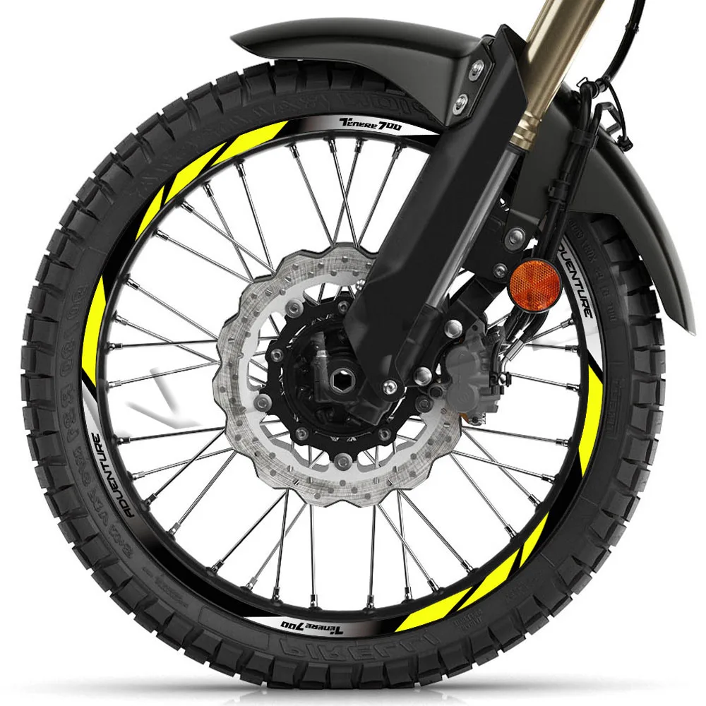 For Tenere 700 XTZ 700Z Motorcycle Wheel Sticker Rim Stipe Decal ...