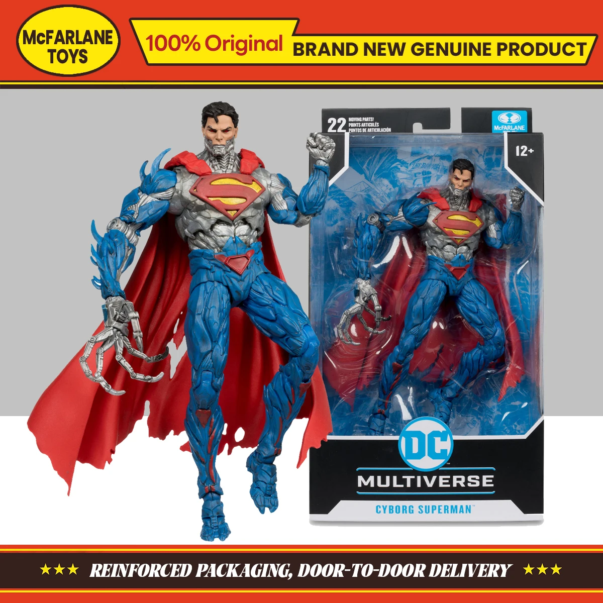 McFarlane-DC-Multiverse-Cyborg-Superman-New-52-7-inches-Action-Figure ...