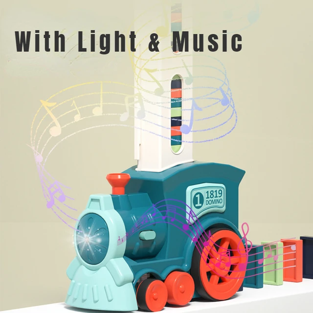 Automatic Music Laying Domino Train Set - FunToyLab