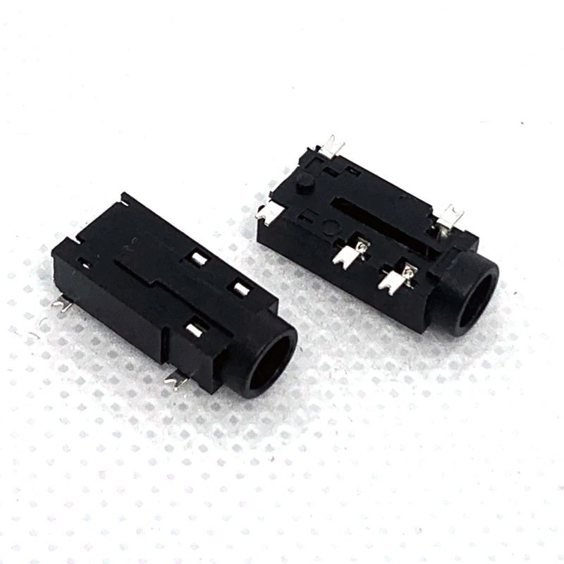 10PCS-3-5mm-headphone-socket-5-pin-SMT-with-switch-audio-jack-PJ-381 ...