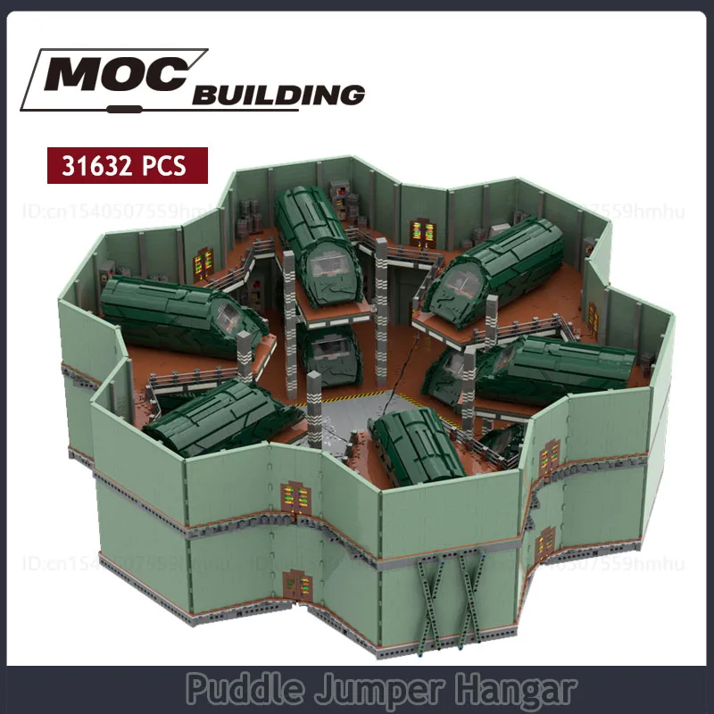 UCS-Star-Movie-MOC-Puddle-Jumper-Hangar-Building-Blocks-Technology ...