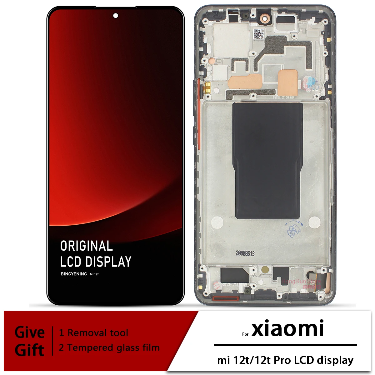 6-67-Amoled-Original-For-Xiaomi-12T-Mi-12T-Pro-LCD-Frame-Touch-Panel ...