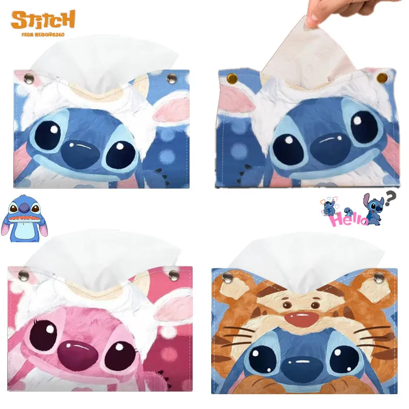 Disney Cute Stitch Paper Box Spongebobs Household Living Room Bedroom ...