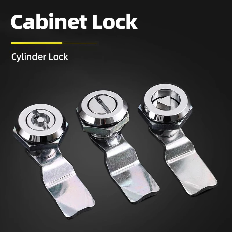 Stainless-Steel-Zinc-Alloy-Cabinet-Lock-With-Key-Rotary-Tongue ...