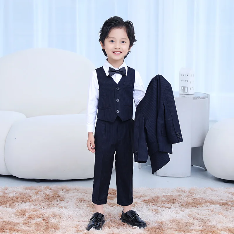 Suit For Boys Kids 1 Year Birthday Set Children Wedding Performance ...