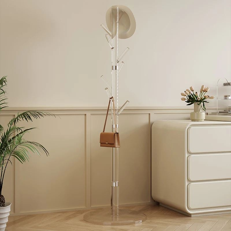 Transparent-Acrylic-Household-Creative-Flooring-Coat-Rack-Bedroom ...