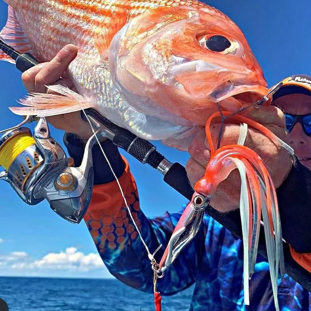 60-200g Saltwater Shore Jigging for Mahi Marlin Wahoo Slow Pitch ...