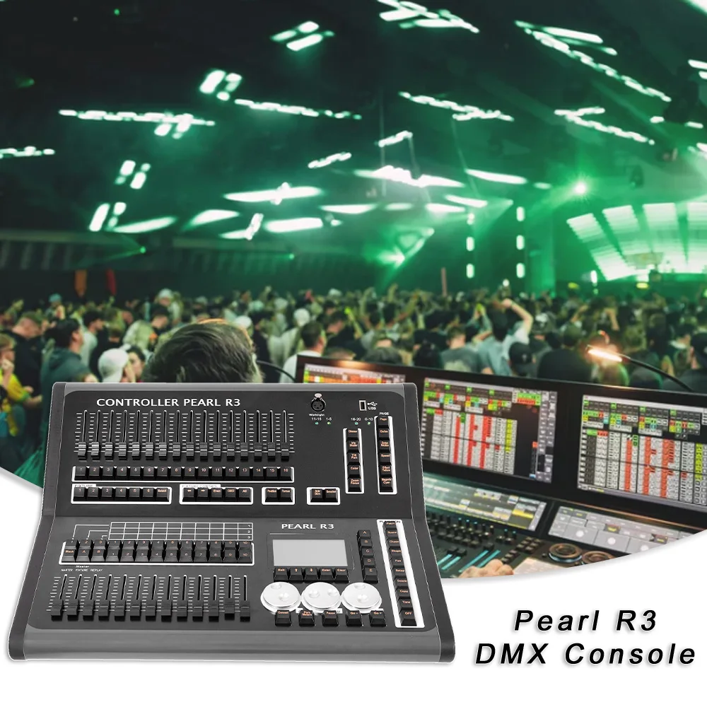 Mini Pearl R3 Function 1024A DMX512 Controller Stage Lighting Console ...