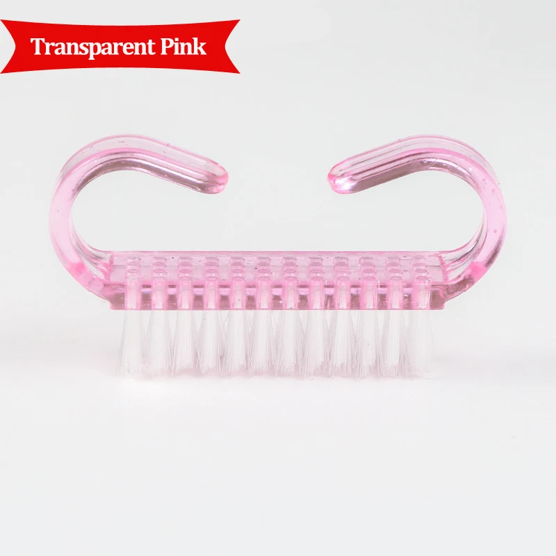 10pcs/lot Dust Plastic Manicure Clean Nail Pink Color For Acrylic Uv ...