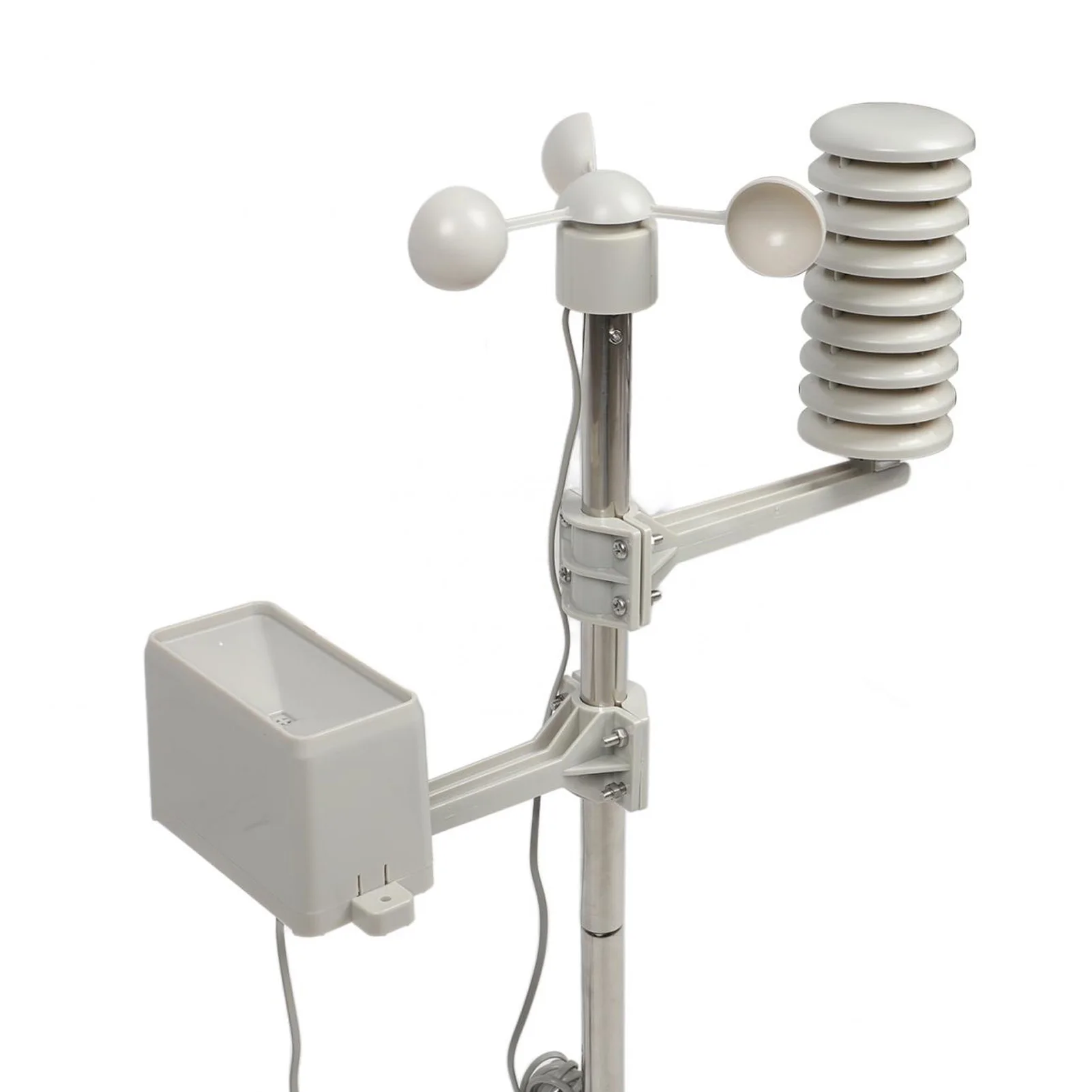 Meteorological Station Rain Gauge Volume Measurement Meter Wireless ...