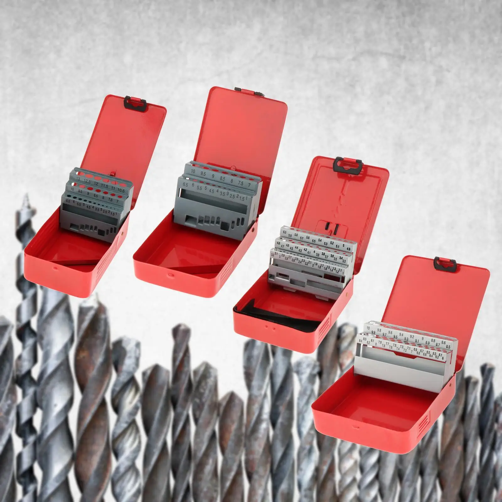 Twist-Drill-Bit-Case-Accessories-Conveneint-Empty-Iron-Portable-Empty ...