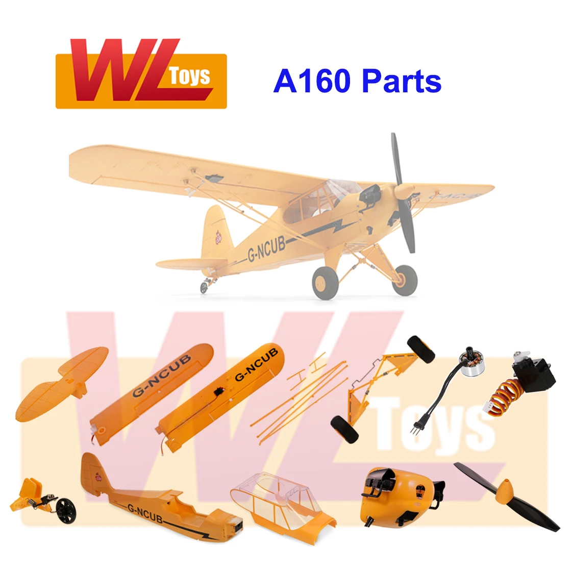 Original Wltoys XK A160 RC airplane parts battery compartment cover ...