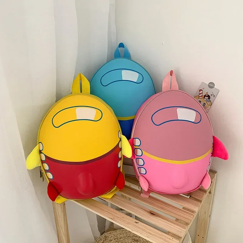 Cute-Cartoon-Airplane-Shaped-Backpack-para-crian-as-Nursery-School-Bags ...