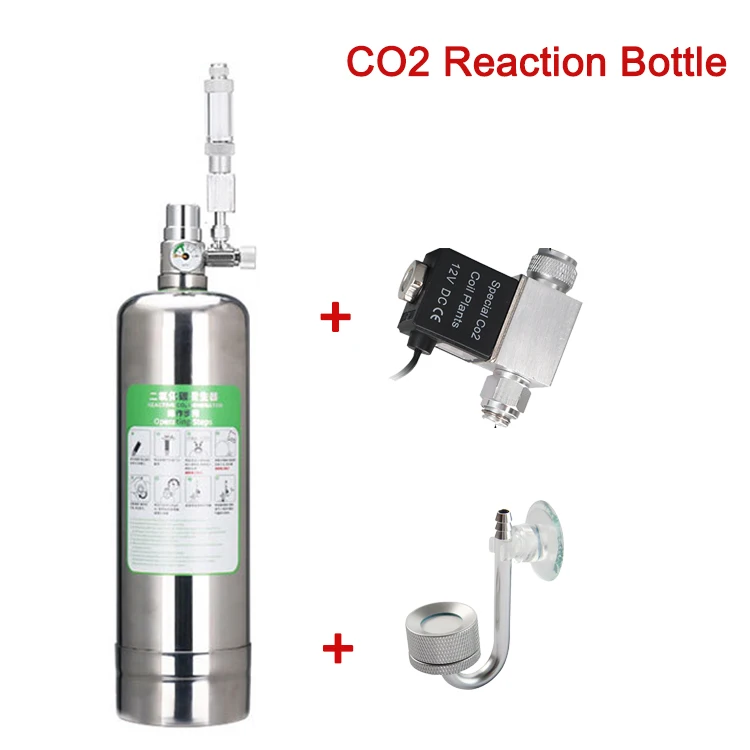 2L Double Aquarium CO2 Generator System Kit CO2 Cylinder Generator ...