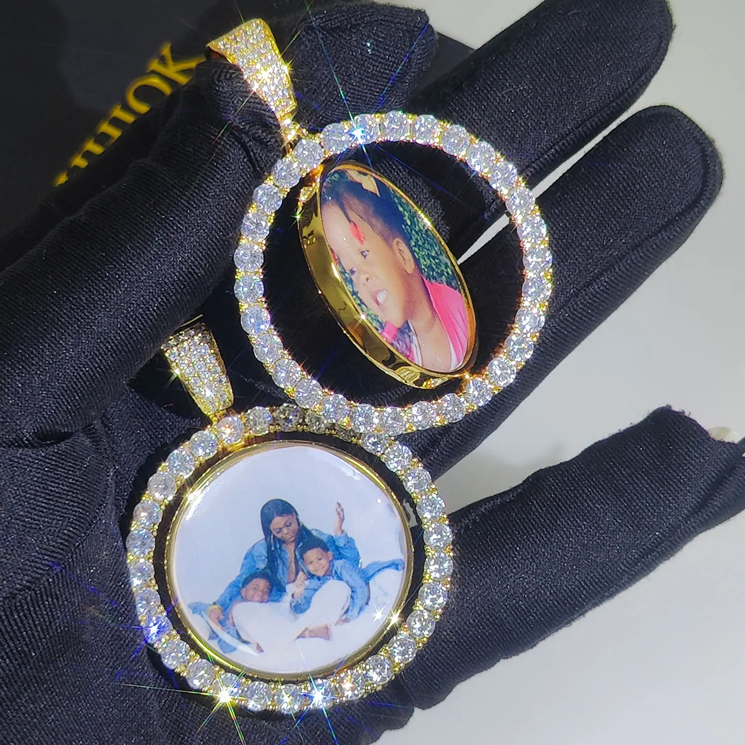 Diy-Creative-Handmade-Double-Sided-Medallion-Customized-Photo-Memory ...