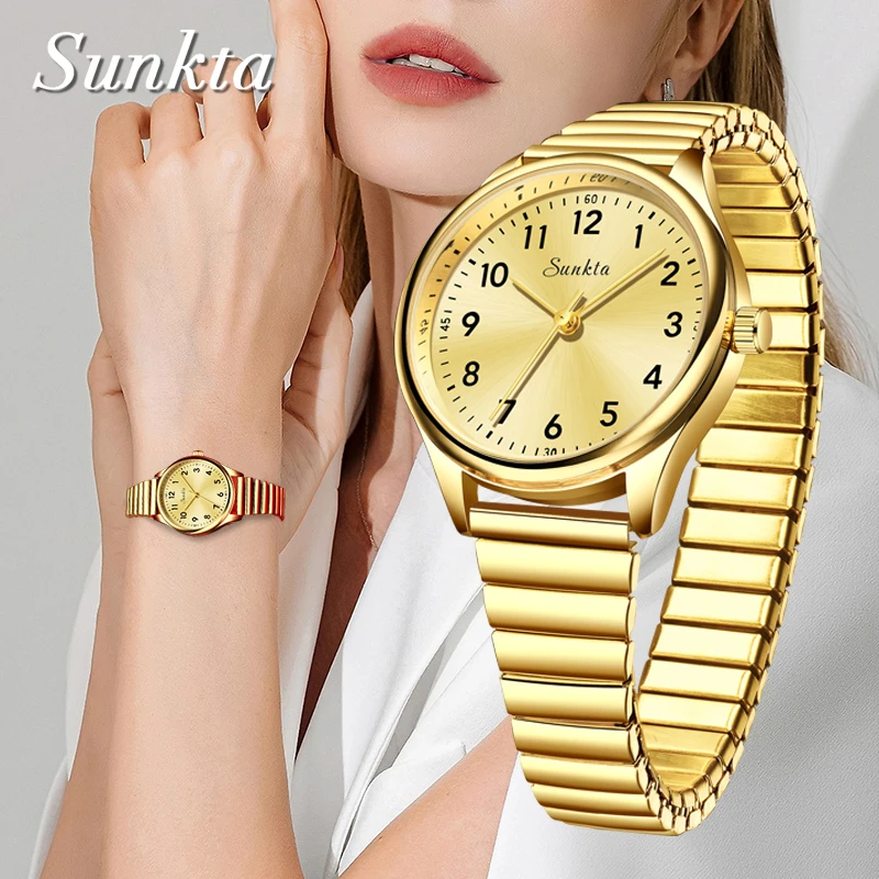LIGE Top Brand Watch Women Sunkta Elegant Luxury Quartz Wristwatches ...