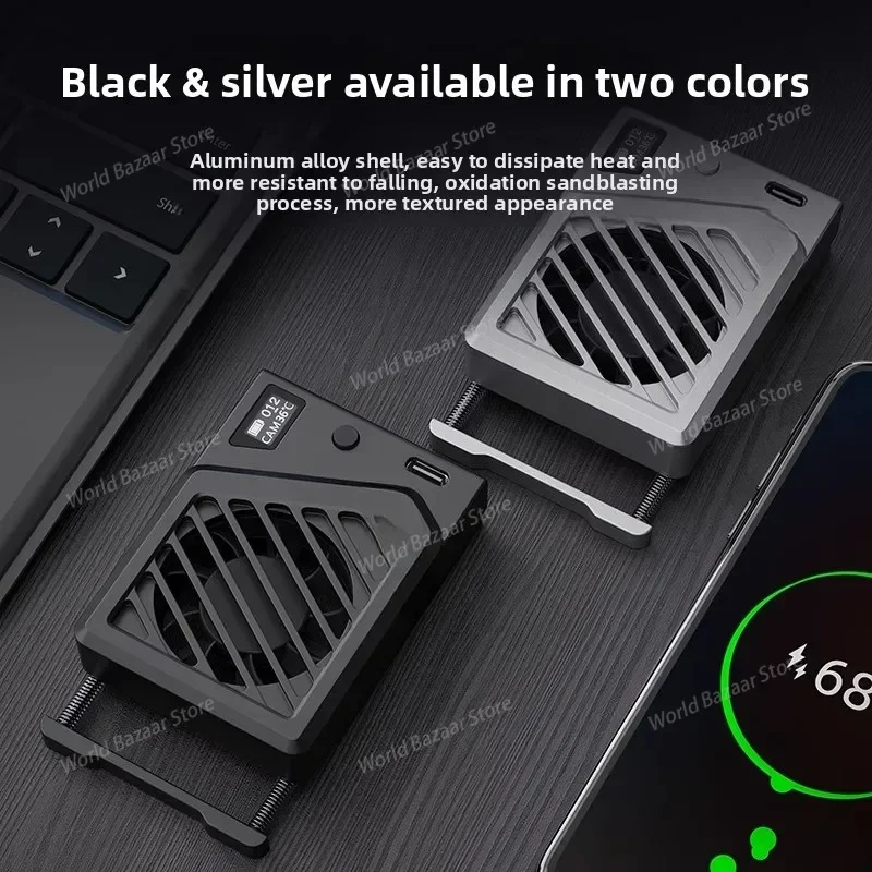 Updated Version Ulanzi CA25 Camera Cooling Fan Radiator 4K Recording ...