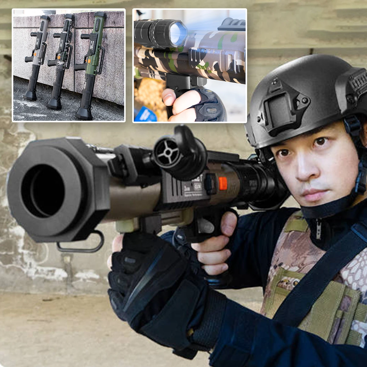 RPG-Mortar-Toy-Launcher-Missile-Simulation-Toy-Gun-With-Flashlight ...