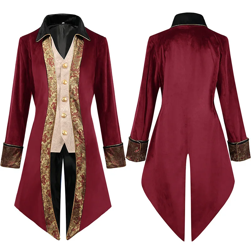 Chaqueta gótica victoriana estilo steampunk para hombre, frac de ...