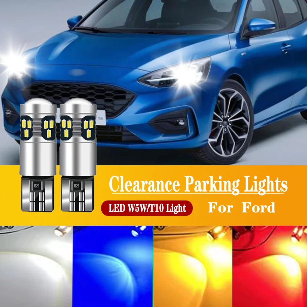 2PCS-LED-Parking-Light-T10-W5W-Clearance-Lamp-CANbus-For-Ford-Focus-1-2 ...