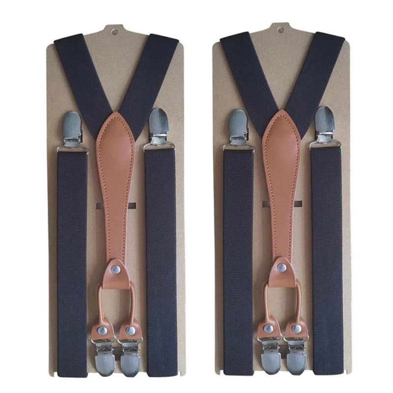 Men-Black-Leather-Suspenders-Belt-with-Elastic-Clip-on-Y-Back-Braces ...
