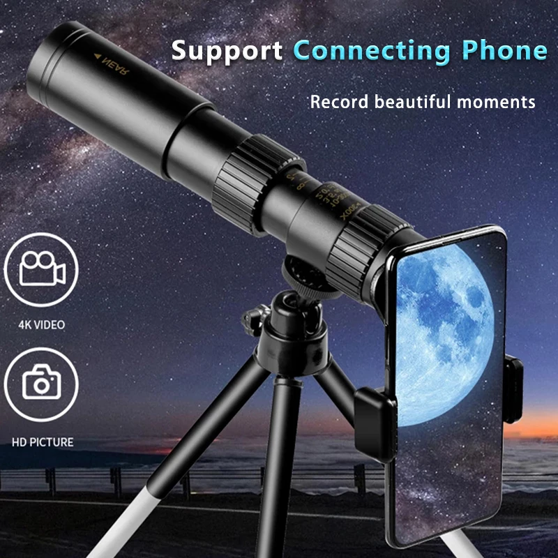 Portable-Monocular-Telescope-10-300X40-Zoom-25mm-Large-Caliber-Powerful ...
