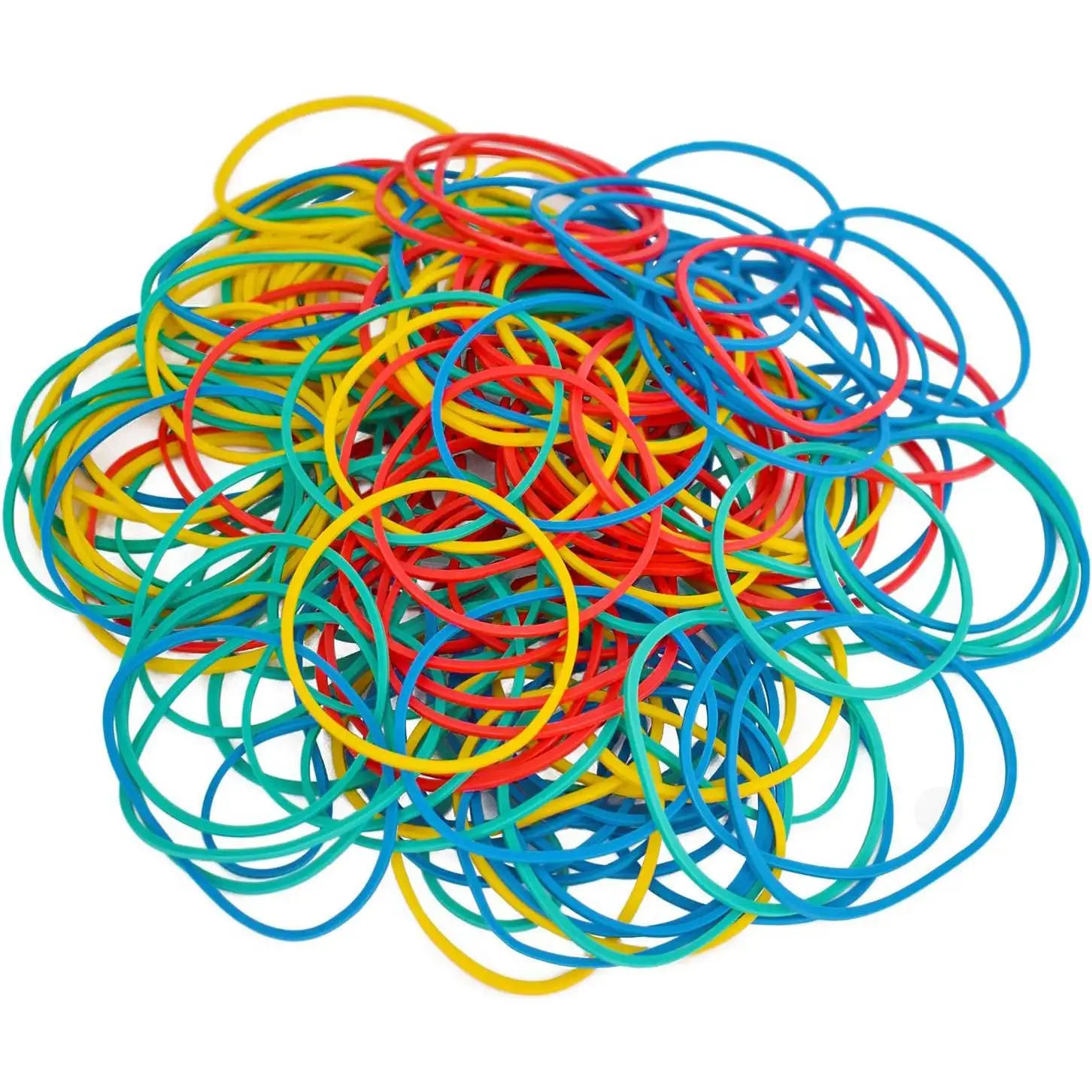 100pcs Color Rubber Bands 38mm Rubber Band Multicolor Small Rubber ...