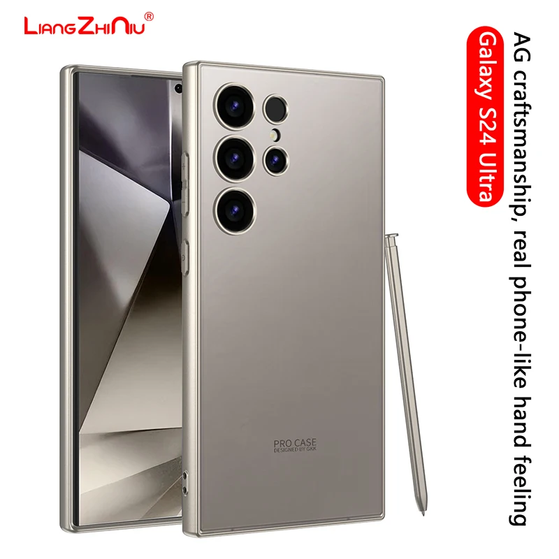 Caso-Ultra-para-Samsung-Galaxy-S24-Caso-Ultra-Cor-Pura-Pele-Avan-ada ...