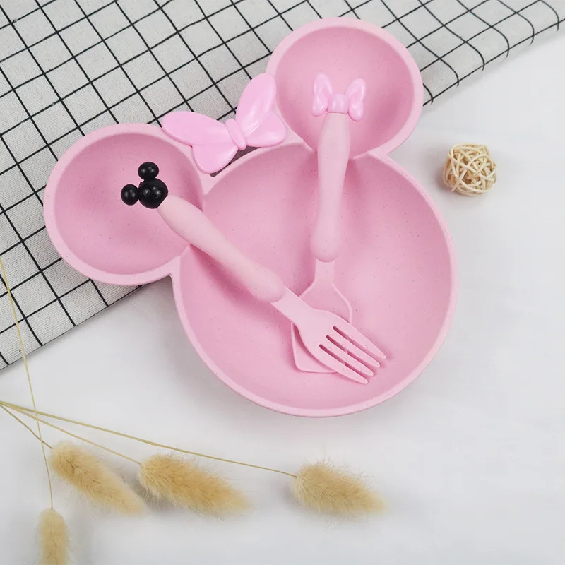 Wheat-Straw-Cartoon-Tableware-Set-for-Baby-Children-s-Dishes-Kids ...