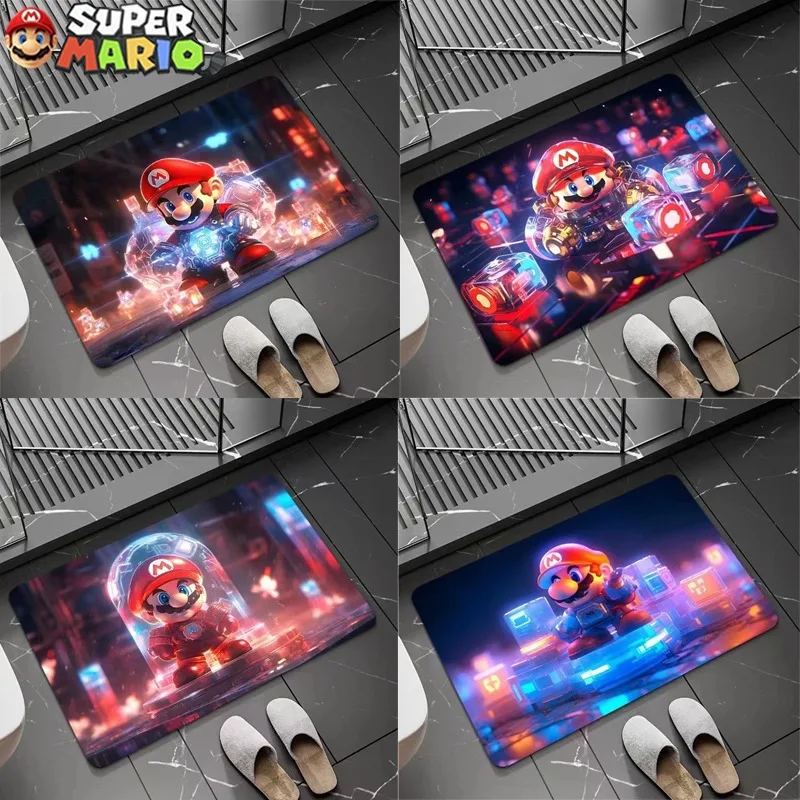 Super-Mario-Bros-Diatomite-Floor-Mats-3D-Anime-Non-slip-Bath-Mats ...