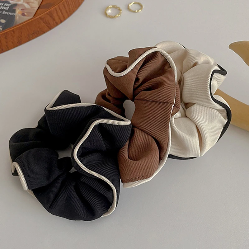 Korean temperament Hair Scrunchies Hair Accessories Simple Hair Band ...