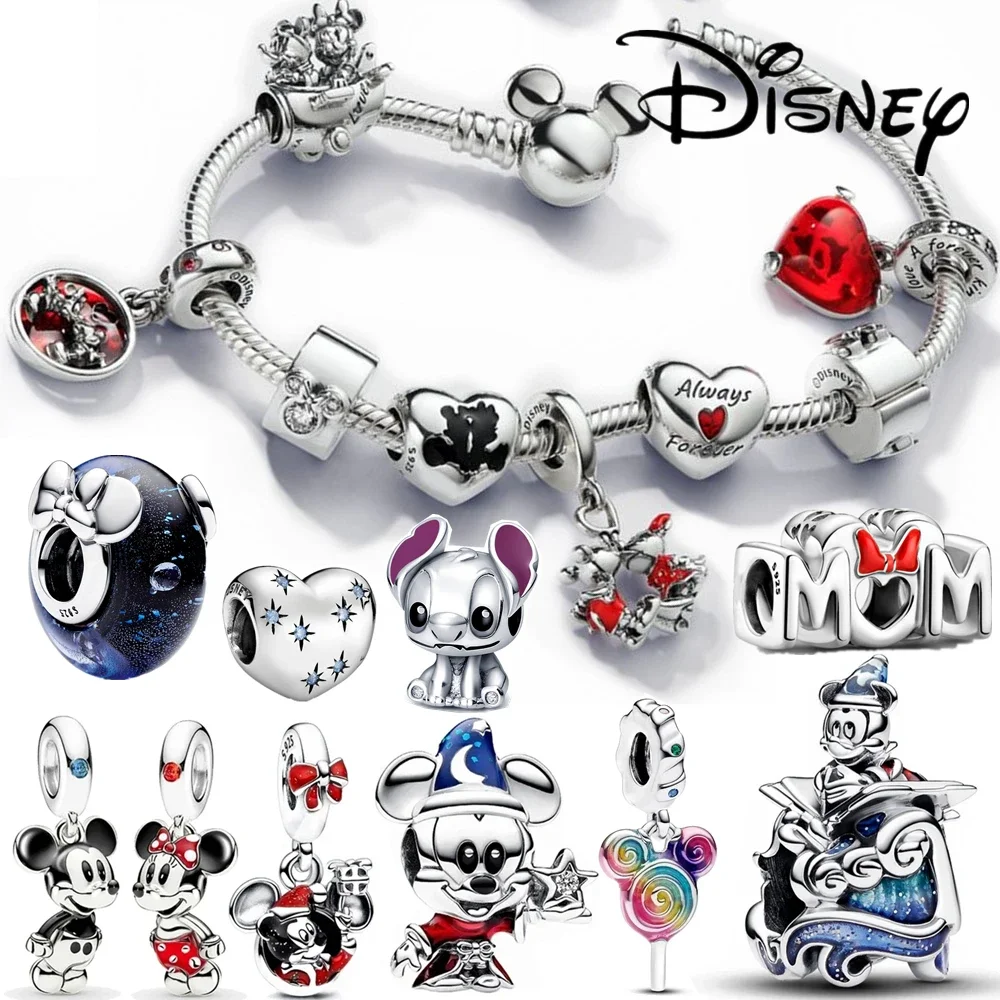 925-Sterling-Silver-Disney-Series-Charms-Fit-Pandora-Charms-Silver-925-Original-Bracelet-Beads ...